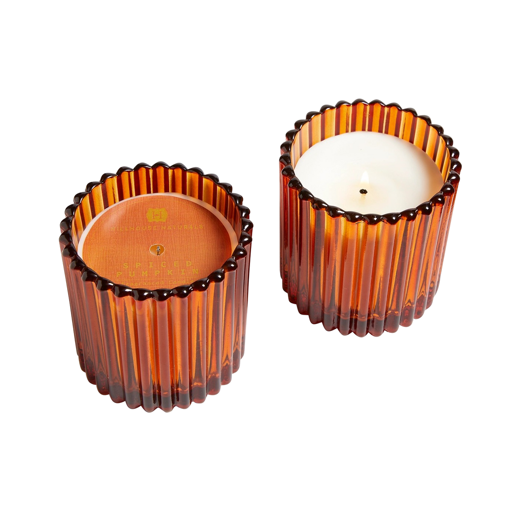 Field + Fleur Candle in Amber Glass 7oz, Spiced Pumpkin – Monkee's of ...