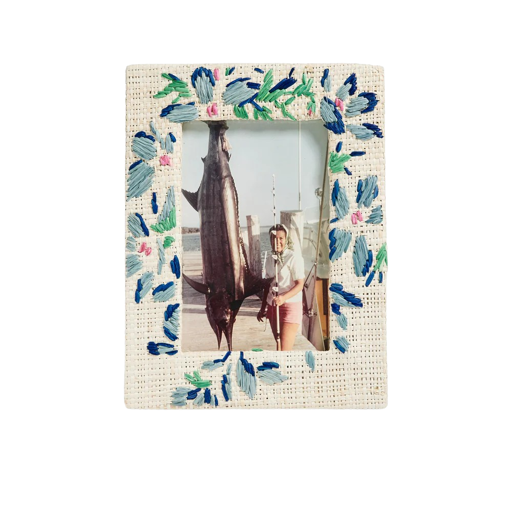 D. Porthault x Pamela Munson 4x6 Frame, Violettes – Monkee's of Mount ...