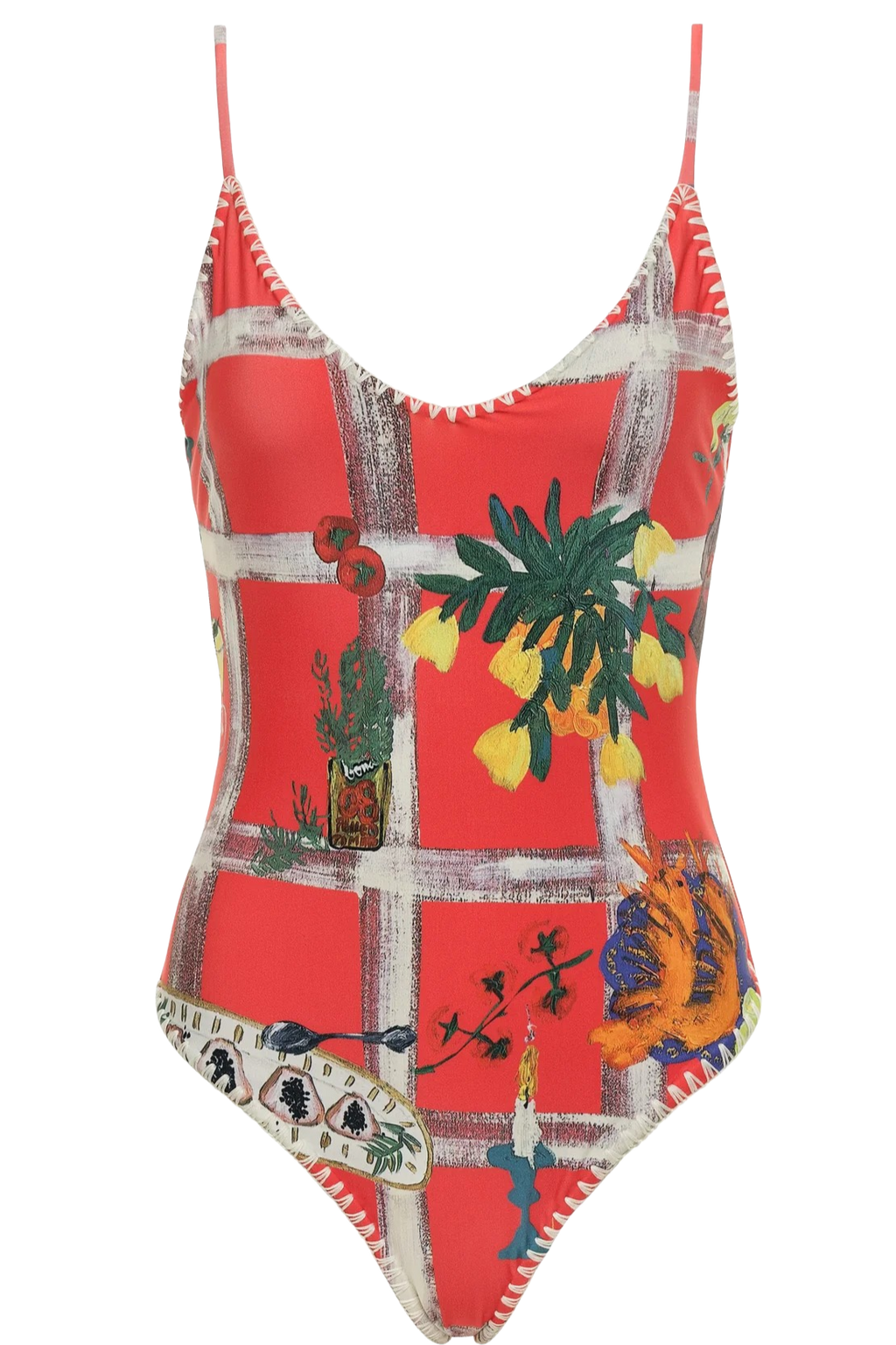Carolina K Marietta One Piece, Picnic Red – Monkee's of Mount Pleasant
