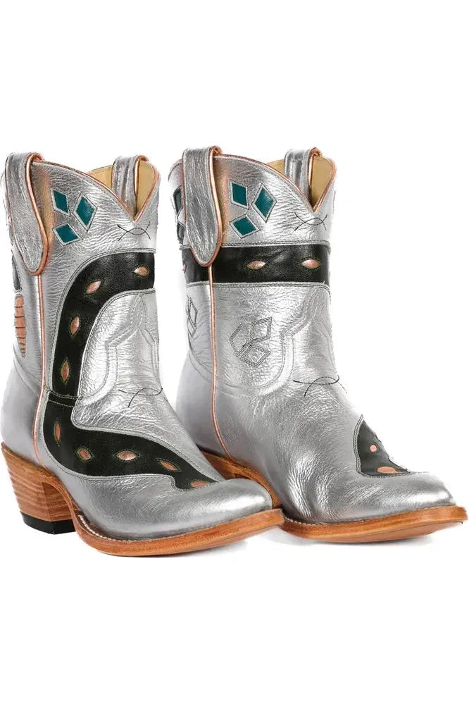 Fraulein Women's Cowboy Boot, Silver Sneaky Snake – Monkee's of Mount ...
