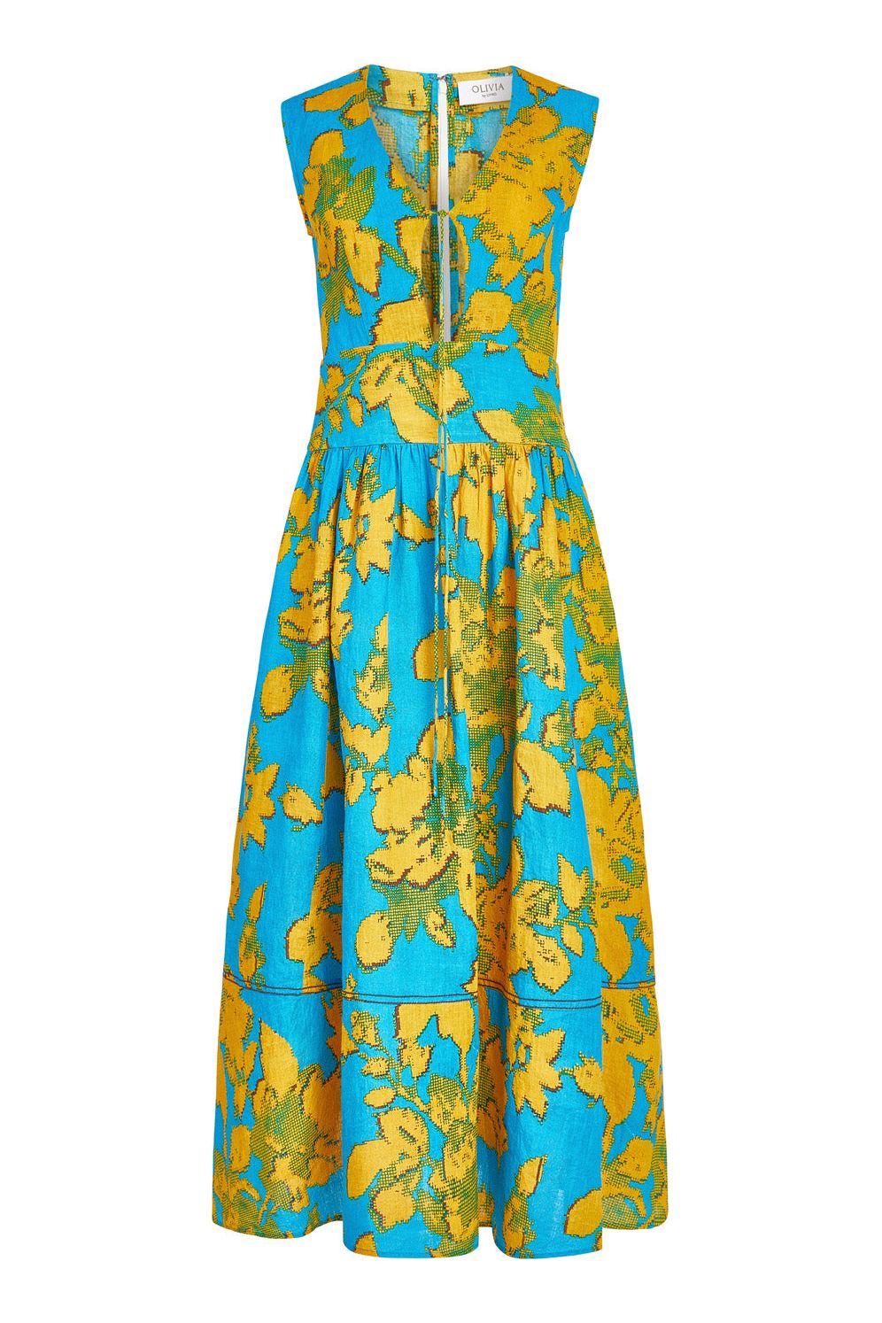 Olivia by Livro Olivia by Livro Asha Dress, Turq Flora – Monkee's of ...