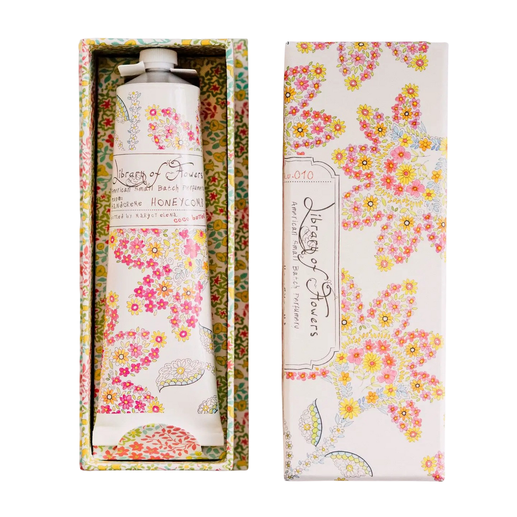 Library of Flowers Hand Crème, Honey Comb – Monkee's of Mount Pleasant
